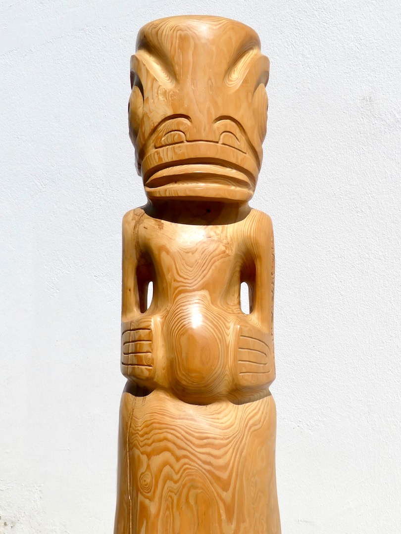 Grand Tiki marquisien en bois - Gaëtan Pichaud - Boutique OVIRY