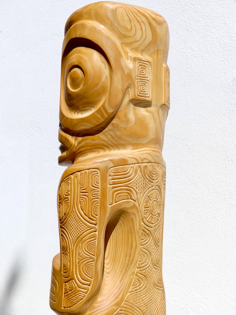 Grand Tiki marquisien en bois - Gaëtan Pichaud - Boutique OVIRY