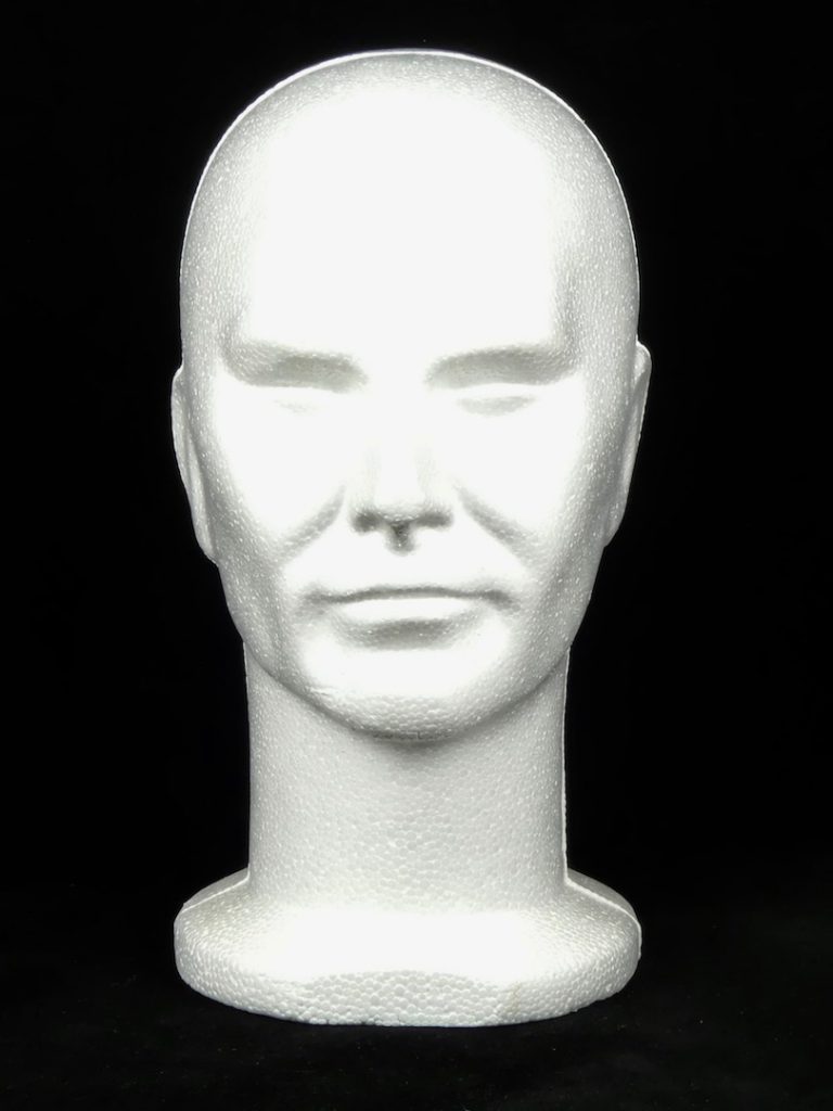 Tête en polystyrène pour masque de catch Lucha Libre - Boutique Oviry