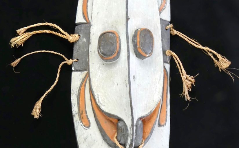 Masque Savi Papou Sépik Tambanum sculpté à la main - Boutique OVIRY