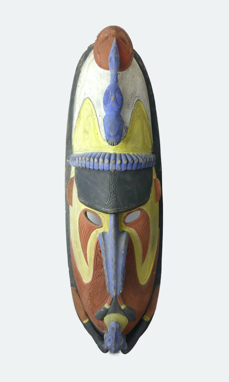 Grand masque monumental papou - Ramu Bas Sépik - Boutique OVIRY