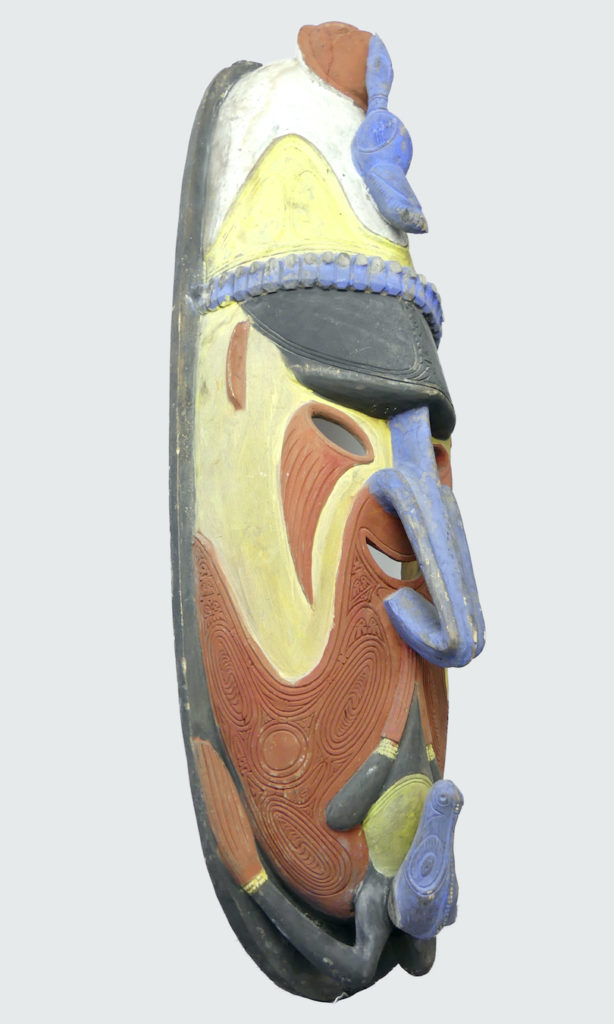 Grand masque monumental papou - Ramu Bas Sépik - Boutique OVIRY