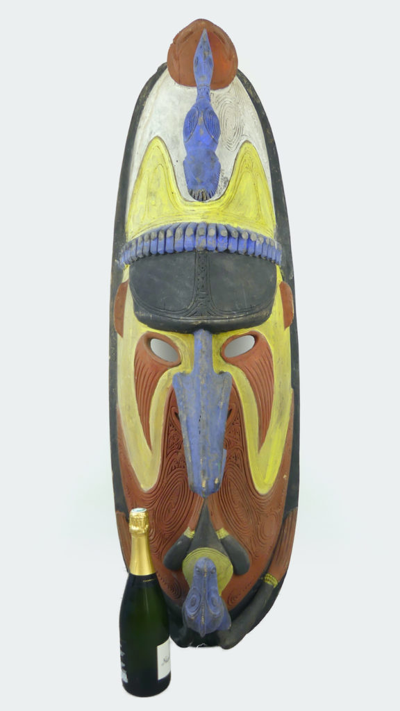 Grand masque monumental papou - Ramu Bas Sépik - Boutique OVIRY