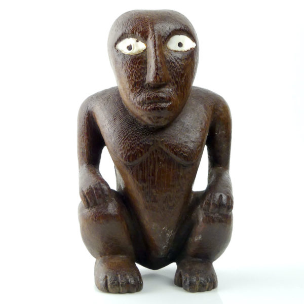 Uru’a oreiller marquisien repose-tête en bois sculpté - Polynésie - OVIRY