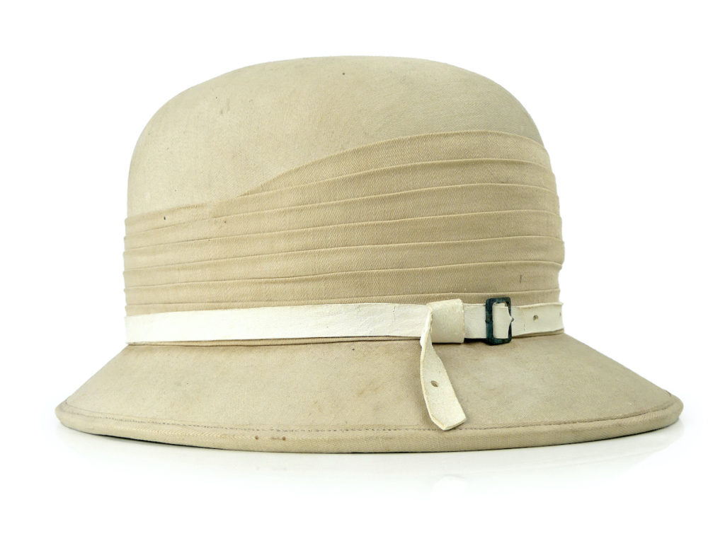 Casque colonial féminin du début XXe Salacot de collection OVIRY