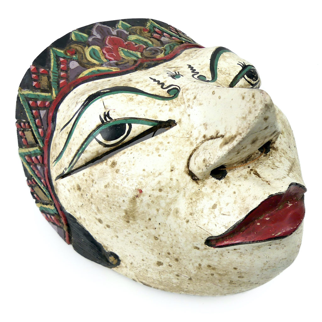 Cinq masques Topeng javanais Wayang Topeng - Java - OVIRY