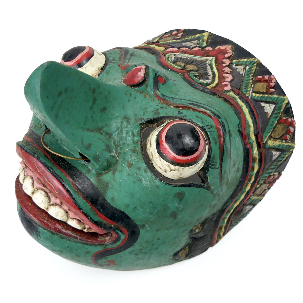 Cinq masques Topeng javanais Wayang Topeng - Java - OVIRY